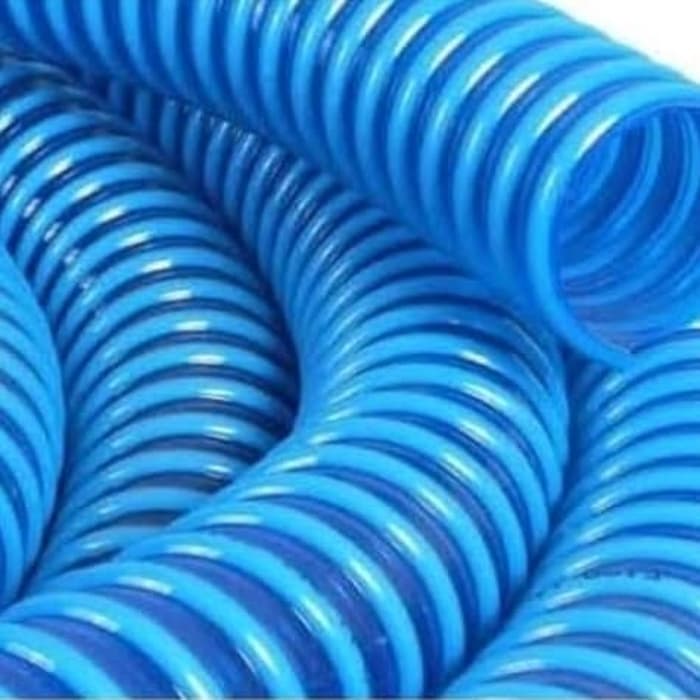 Jual Selang Spiral 3" Selang Sedot Hisap Pompa Alkon Sawah PVC Biru ...