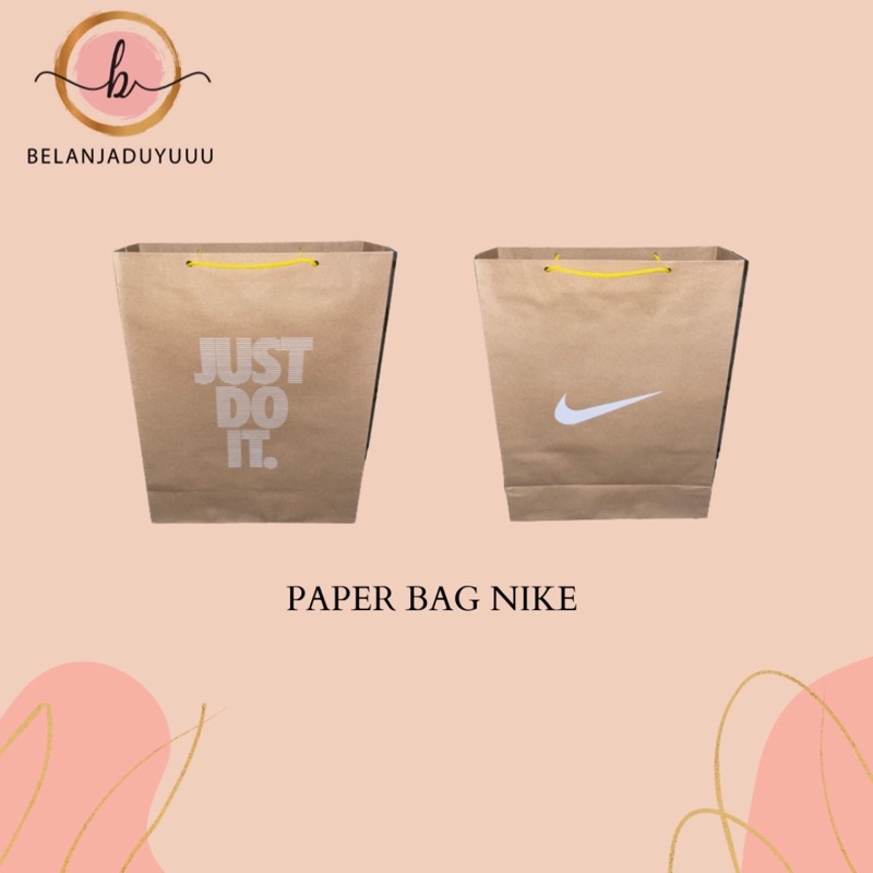 Jual Paper Bag Nike Just Do It ( Ready Stock Jakarta ) Indonesia|Shopee ...