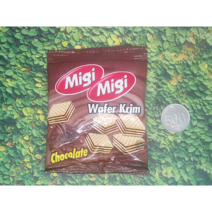 Jual Migi migi wafer krim 6g Chocolate | Shopee Indonesia