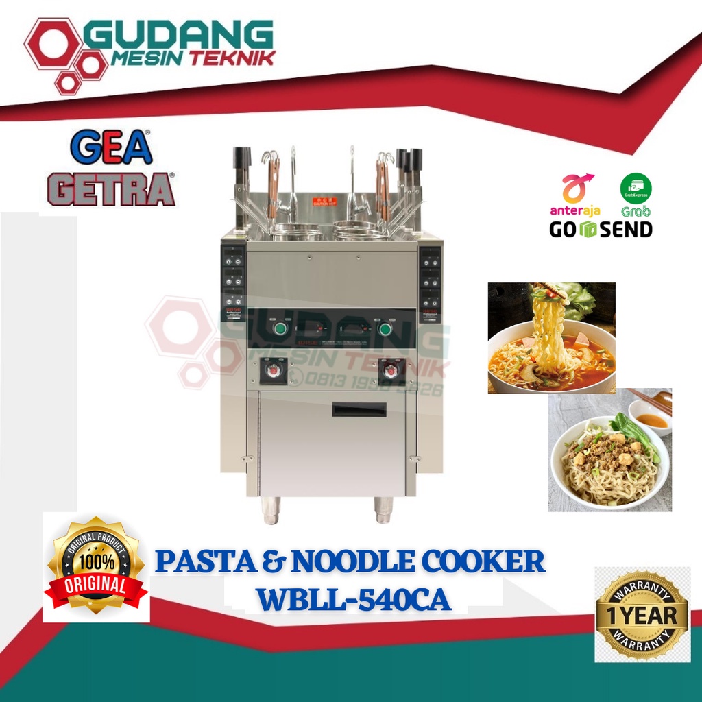 Jual Mesin Perebus Mie Pasta&Noodle Cooker Auto Lift-Up GEAGETRA WBLL ...