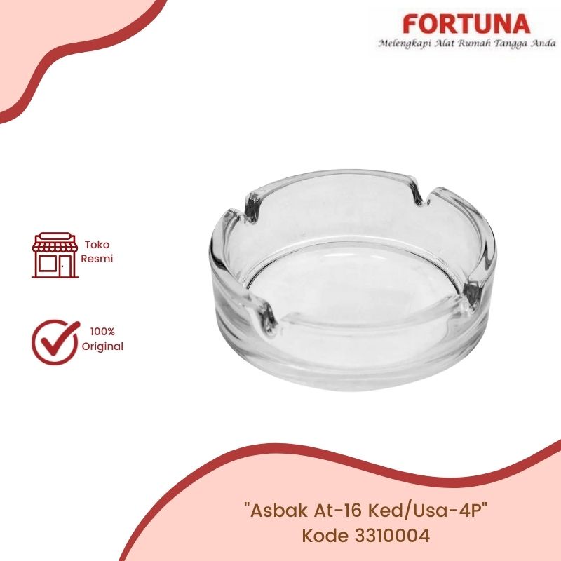Jual Asbak At-16 Ked/Usa-4P / Asbak Kaca | Shopee Indonesia
