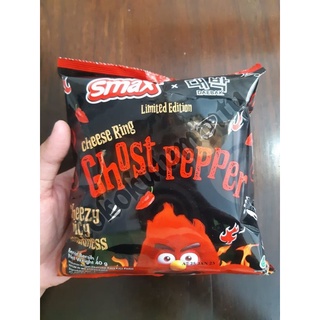 Jual SMAX Cheese Ring Ghost Pepper Limited Edition 40g | Shopee Indonesia