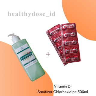 Jual BUNDLE OMECAL D + CHLORHEXIDINE 500ml | Shopee Indonesia