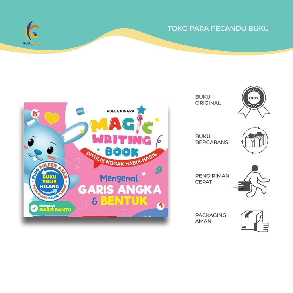 Jual Buku Anak - Buku Mewarnai Magic Writing Book - Wahyu Media - Adela ...