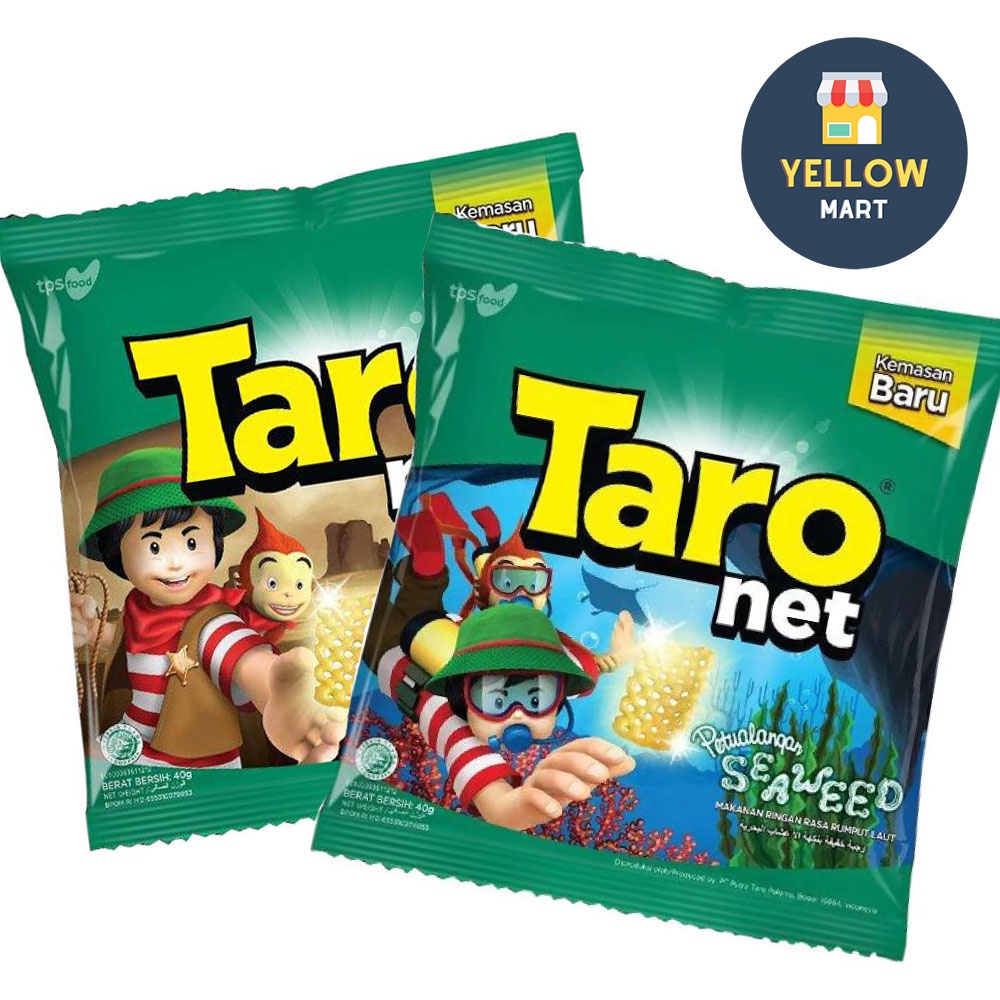 Jual Taro Variasi Rasa Potato BBQ & Seaweed 36 Gram | Shopee Indonesia