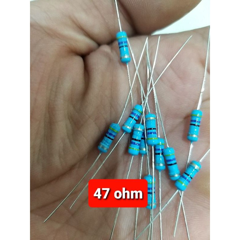 Jual Resistor 47 Ohm 1/2Watt Toleransi 5%(100pcs) | Shopee Indonesia