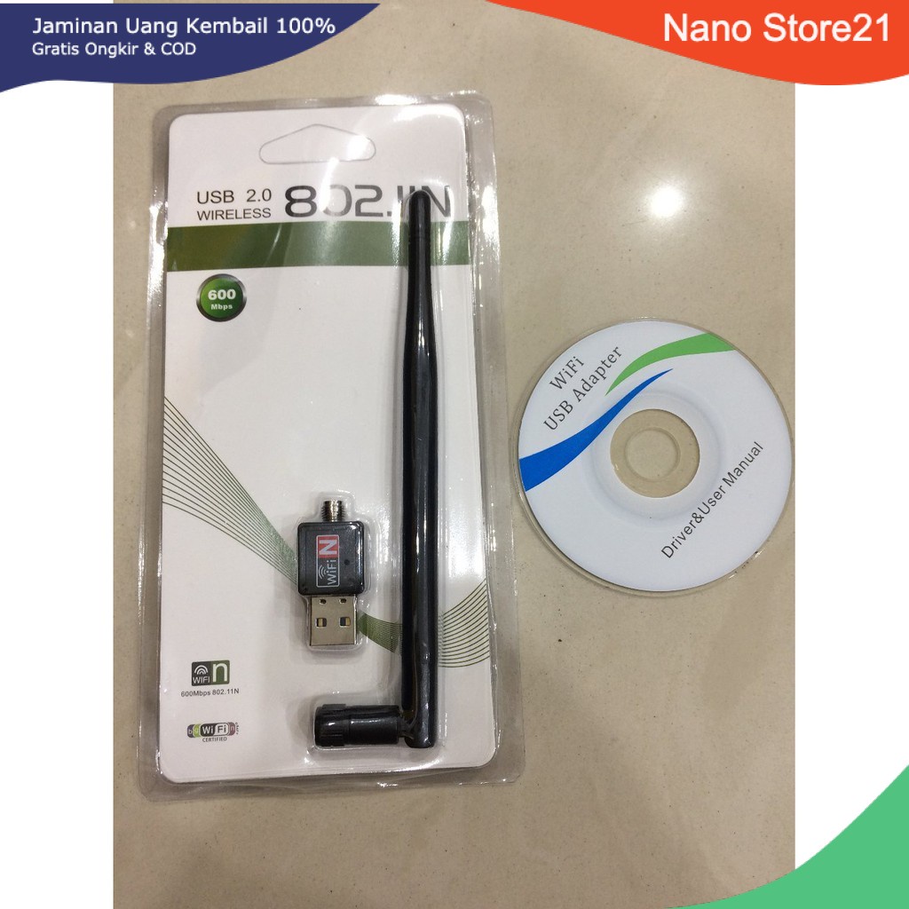 Jual Usb Wifi 2.0 Antena Wireless 802.IIN 300 Mbps - USB WiFi 300Mbps ANTENA Wireless Adapter ...