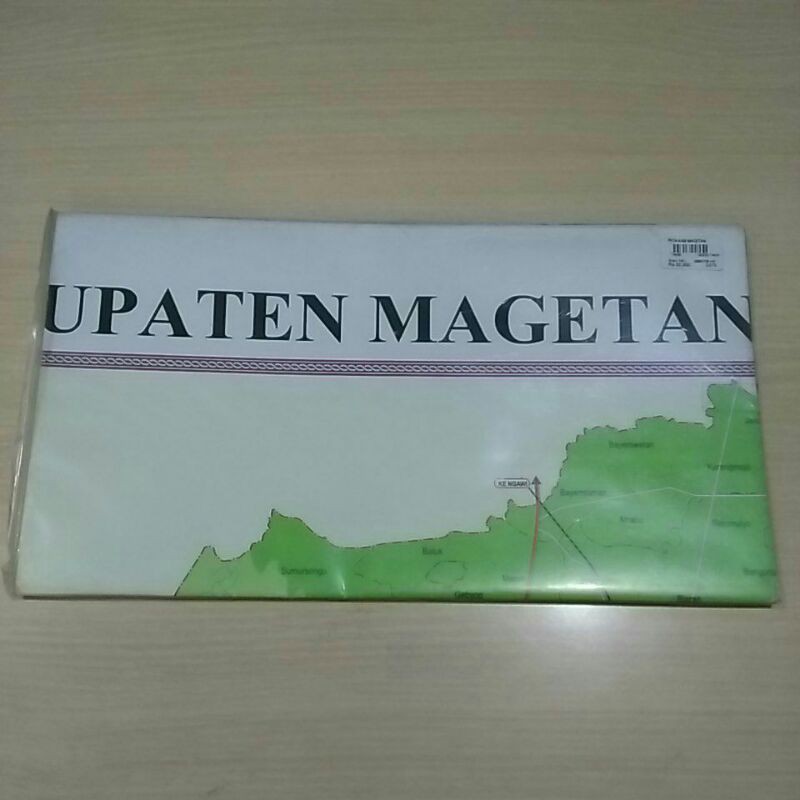 Jual peta kabupaten magetan ukurab 109x79 cm | Shopee Indonesia