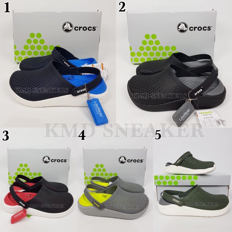 Jual CROCS LITERIDE CLOG/SEPATU SANDAL PRIA/SANDAL PRIA/SANDAL BAKPAU | Shopee Indonesia