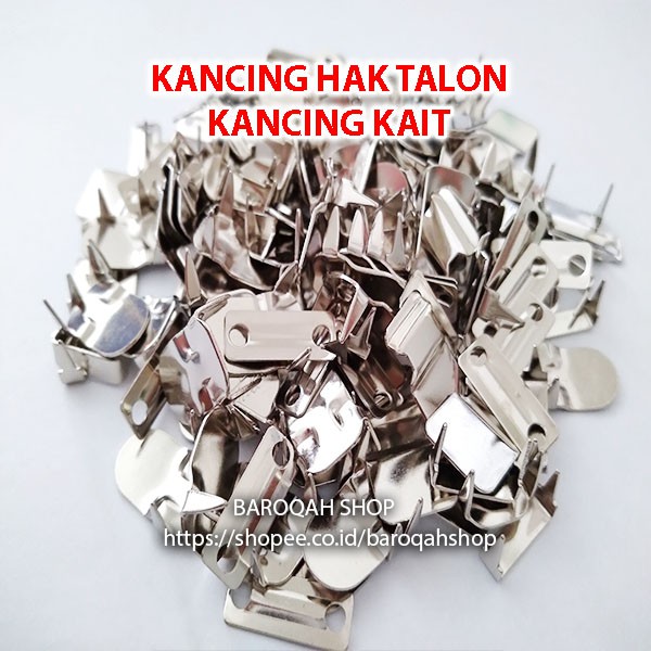 Jual Kancing Kait Hak Talon Tanam Celana Rok Eceran Lusinan | Shopee ...
