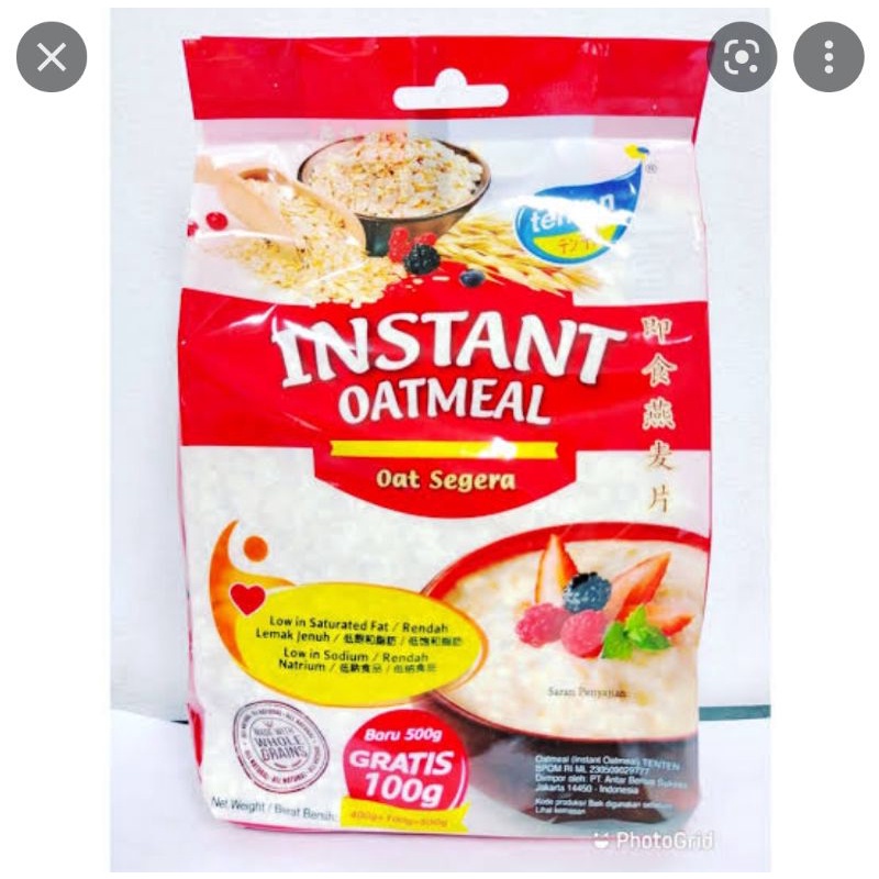 Jual TENTEN INSTANT OATMEAL 400GR | Shopee Indonesia