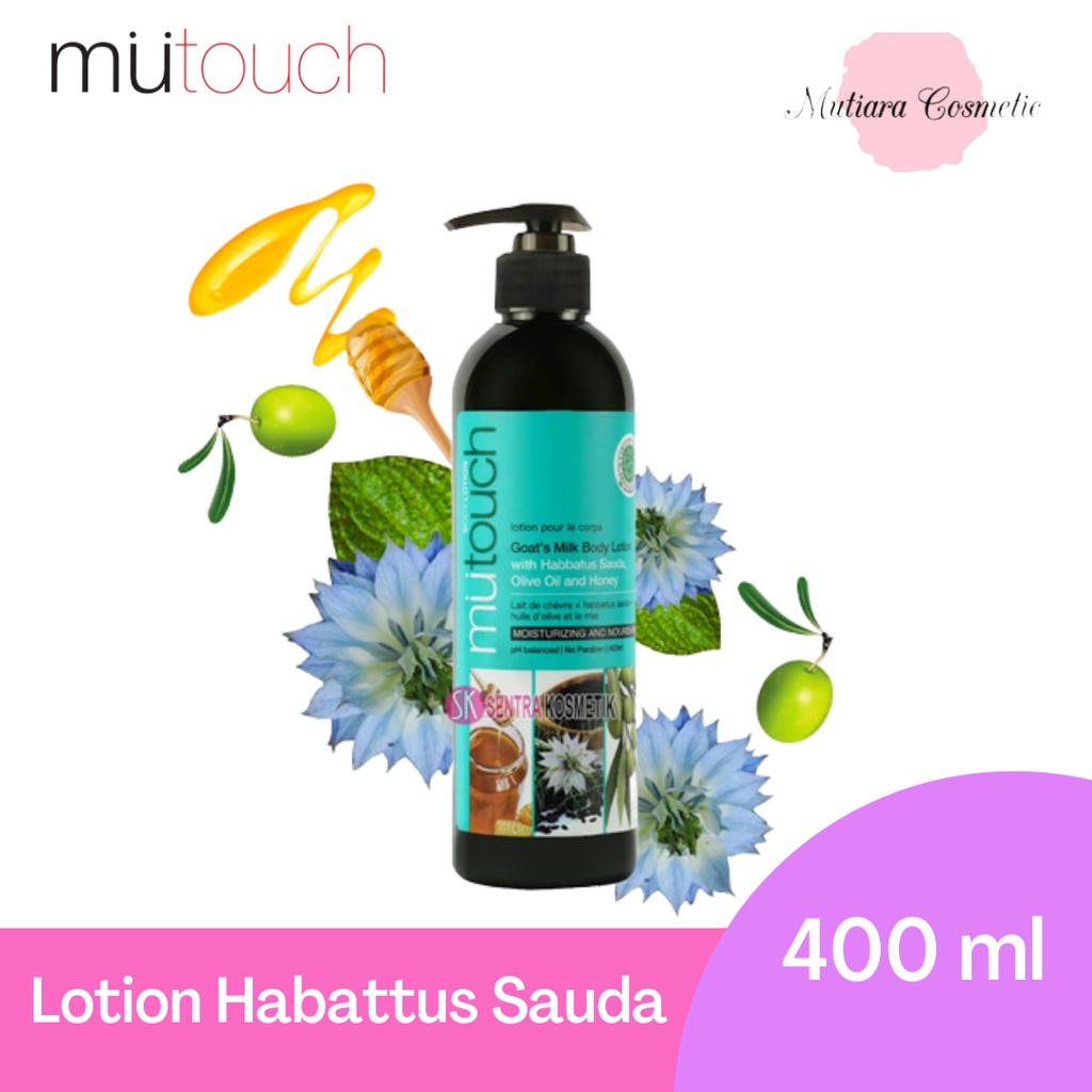 Jual Mutouch Goat's Milk Body Lotion with Habbatus Sauda 400ml | Shopee ...