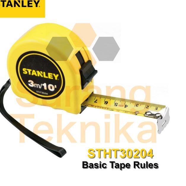 Jual Meteran 3M/10" Stanley Basic Tape STHT30204 Indonesia|Shopee Indonesia