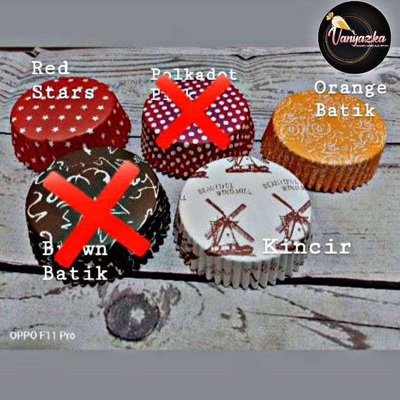 Jual Paper Cup/Case/Kertas Roti Kincir Laminasi Bulat 50's Indonesia ...