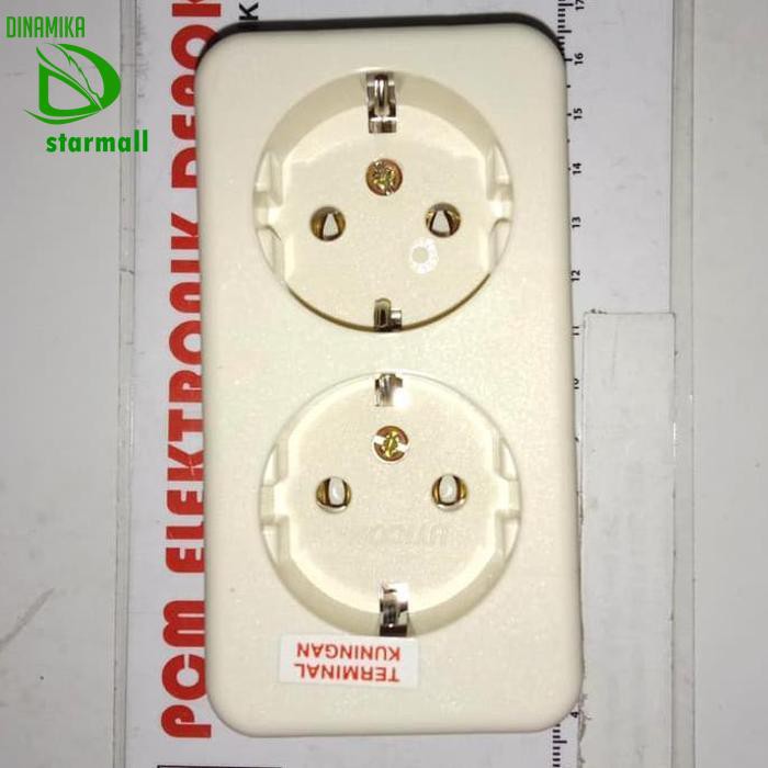Jual Terminal Kuningan Uticon 2Pin 2Lobang 2 Pin Lobang St-128 Multi ...