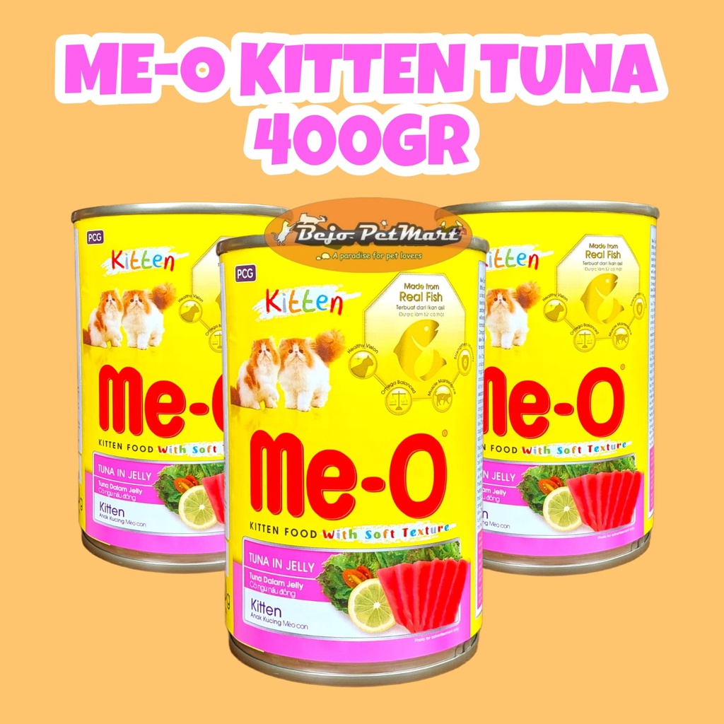 Jual Meo Kaleng Kitten 400gr / Makanan Anak Kucing Basah Me O / Wet ...