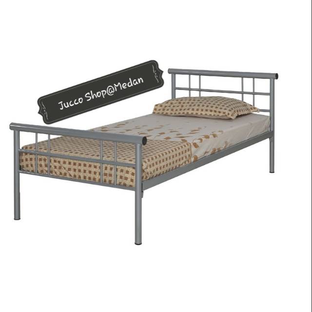 Jual Rangka Ranjang Besi 90x200 MSB01 - Ranjang Besi Tanpa Matras ...
