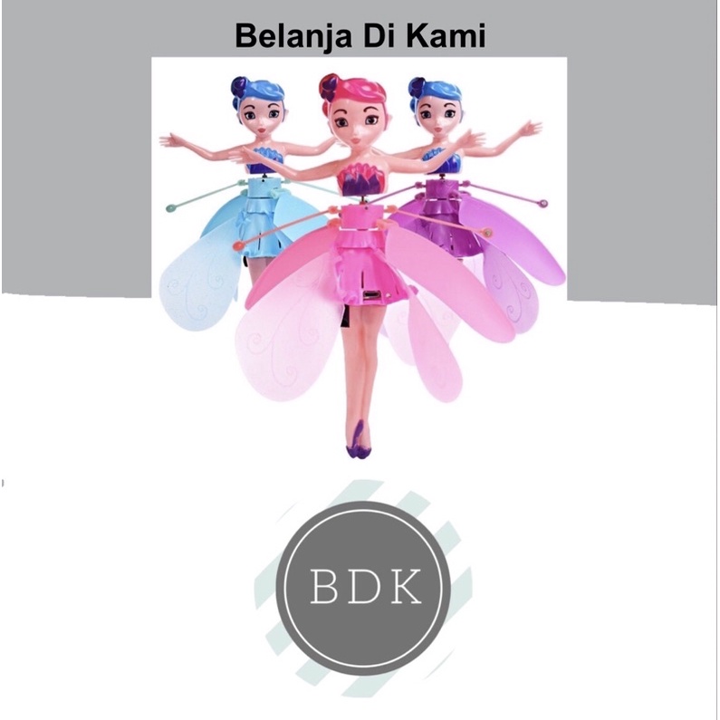 Jual Mainan Peri Terbang Barbie/Peri Terbang Flying Fairy Sensor ...