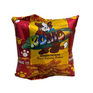 Jual Snack Chiki KOMO Rasa Jagung Bakar, Snack Makanan Ringan Kemasan 1 ...
