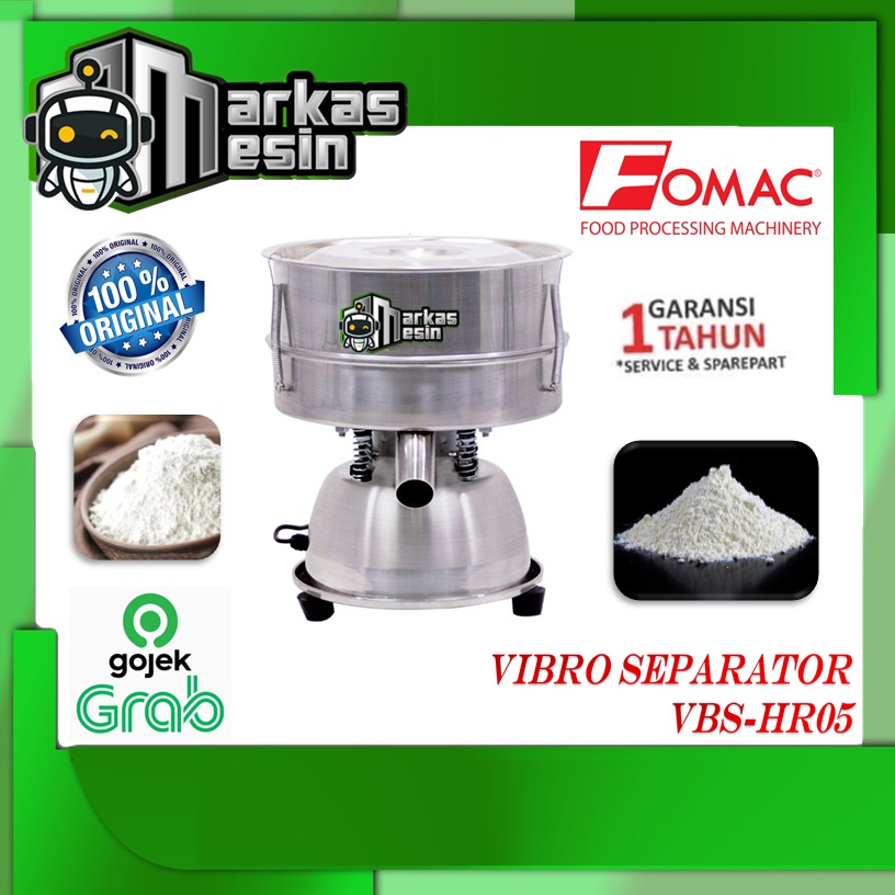 Jual Mesin Pengayak Tepung VBS-HR05 FOMAC Electric Vibro Separator Indonesia|Shopee Indonesia