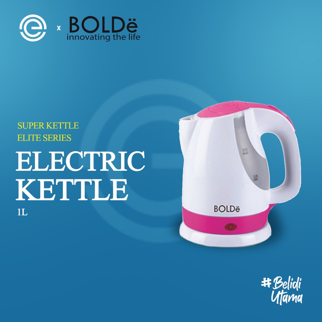 Jual BOLDe Kettle Listrik 1 Liter - SUPER Kettle Elite | Shopee Indonesia
