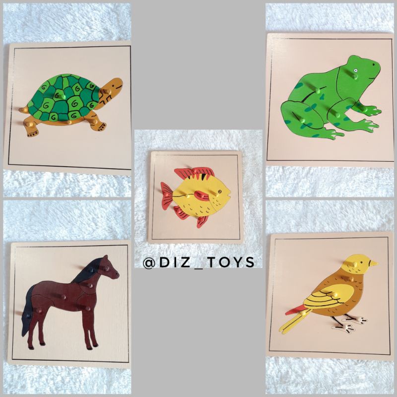 Jual Zoology Puzzle Montessori Indonesia|Shopee Indonesia