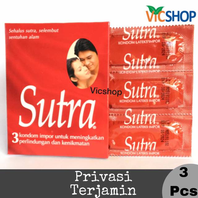 Jual KONDOM SUTRA MERAH ISI 3PC | Shopee Indonesia