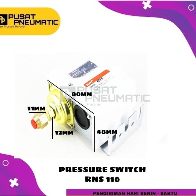 Jual Pressure Switch / Pressure Control 10 Bar Indonesia|Shopee Indonesia