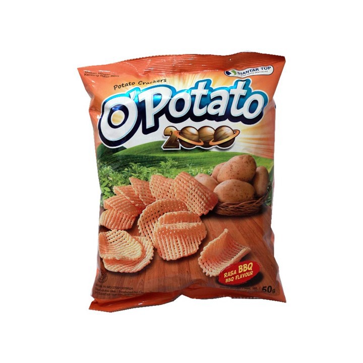Jual O'Potato BBQ Premium 50 gr | Shopee Indonesia