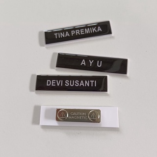 Jual Name Tag Nama Dada Magnet Peniti Kuningan & Akrilik Resin - Dokter ...
