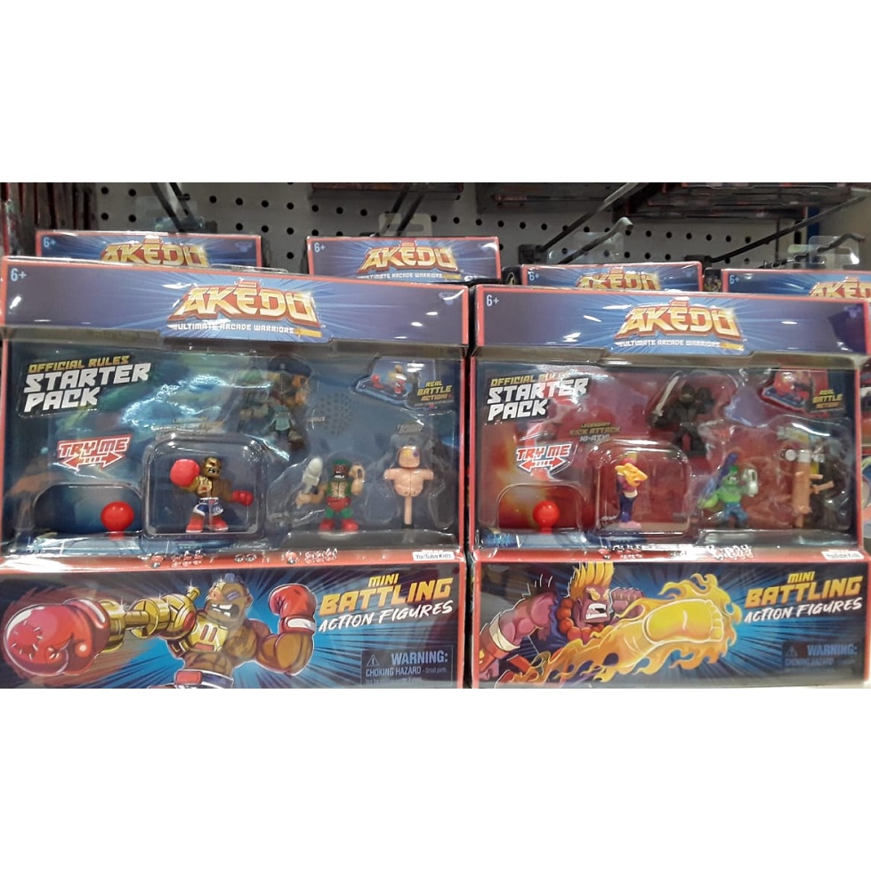 Jual Sale Mainan: Akedo Mini Battling Action Figure Starter Pack ...