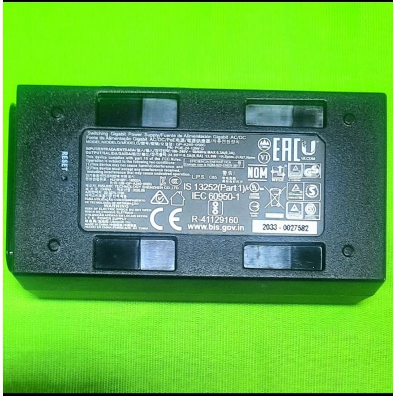 Jual Adaptor POE Ubnt ubiquity 24v 0.5A Power beam M5 M2 Original ...