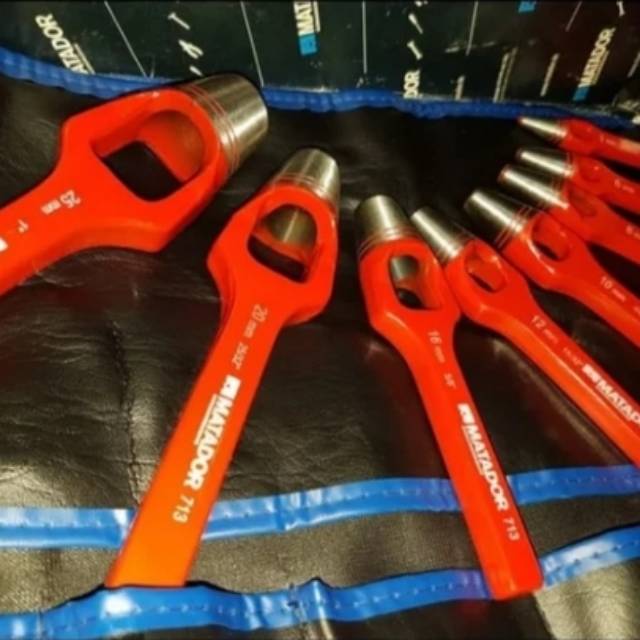 Alat Pembolong Plat Baja Besi - Plong Set 8 Pcs Hollow Punch MATADOR ...