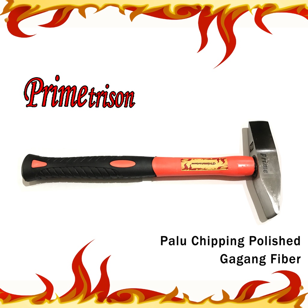 Jual Palu Chipping / Chipping Hammer Gagang Fiber 300 Gram PrimeTrison ...