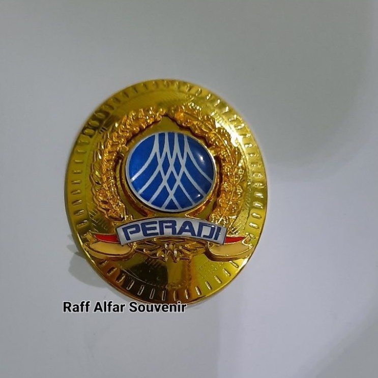 Jual PIN PERADI LOGO BARU / PIN ADVOKAT PERADI LOGO BARU MODEL OVAL ...
