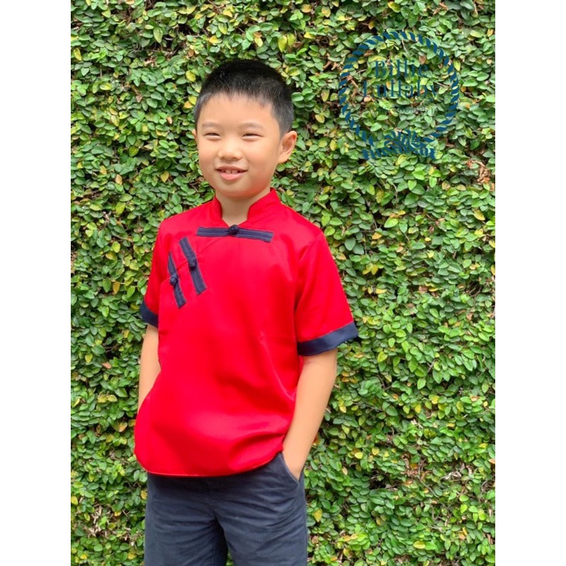 Jual Cheongsam Anak Premium warna Merah Denzel Style | Shopee Indonesia