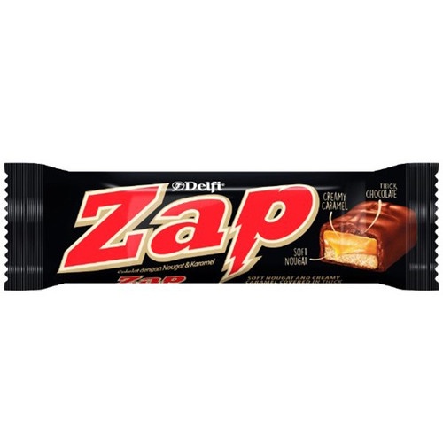 Jual DELFI ZAP 35 Gram Cokelat Susu dengan Nougat & Caramel | Shopee ...