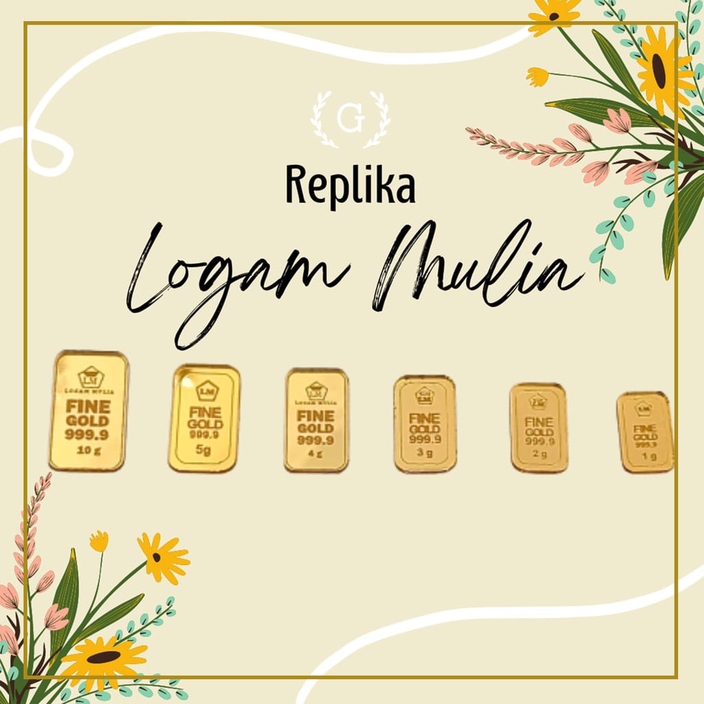 Jual Replika Emas Batang / Replika Logam Mulia | Shopee Indonesia