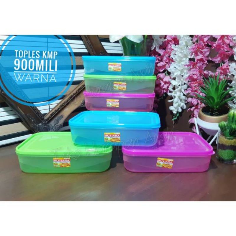 Jual Toples bening. Toples Kotak. Toples Tempat Makanan KMP 900 Bening ...