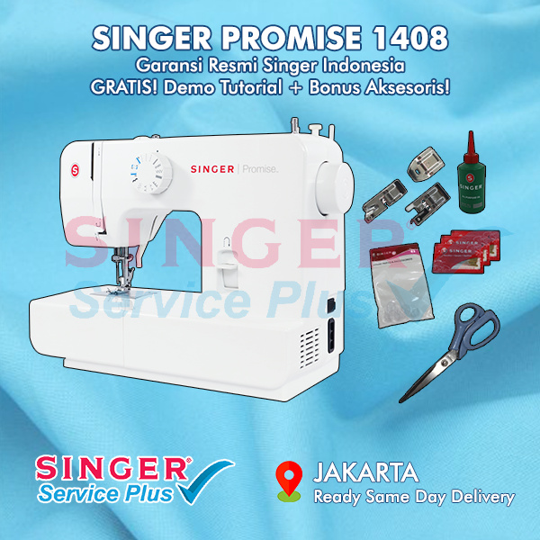 Jual Mesin Jahit SINGER Promise 1408 (Bonus + Free Demo Tutorial ...