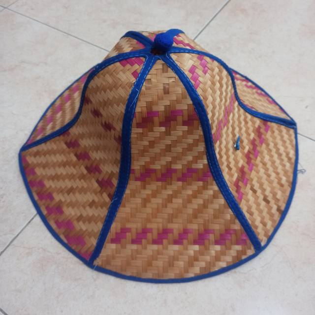 Jual Topi Caping Petani Rotan Biru Bagus Handmade Unik Murah | Shopee ...