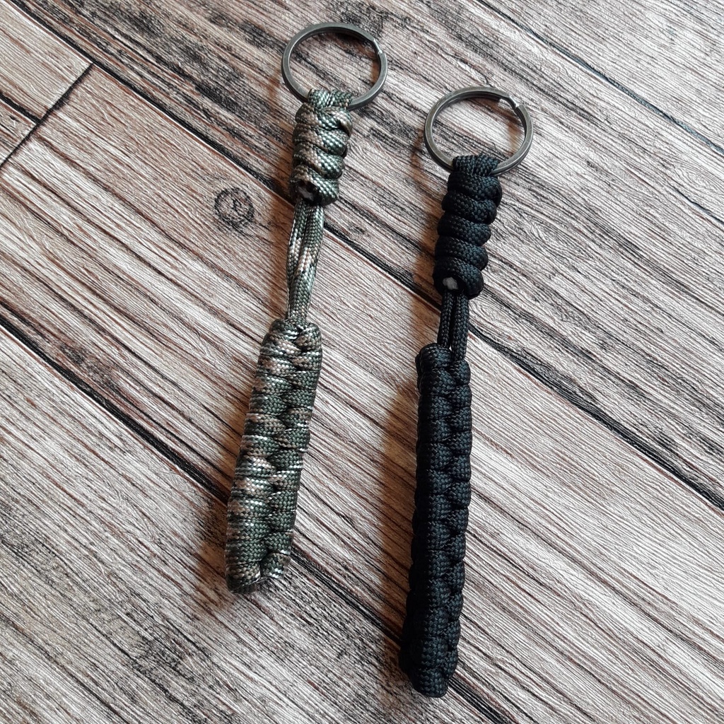 Jual Gantungan Kunci Tali Paracord Rattlesnake- Paracord Keychain ...