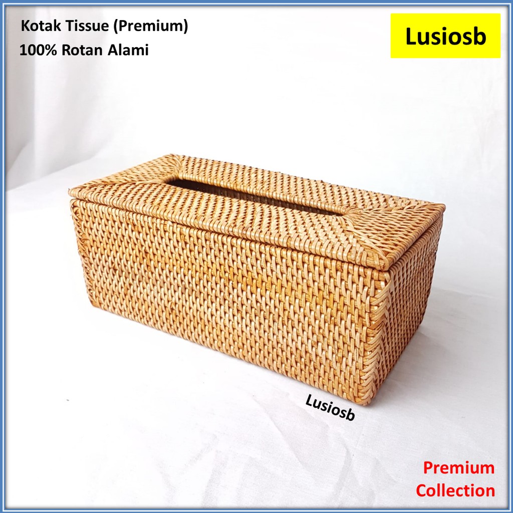Jual Tempat Tissue Rotan / Kotak Tissue / Rattan Tissue Box Indonesia ...