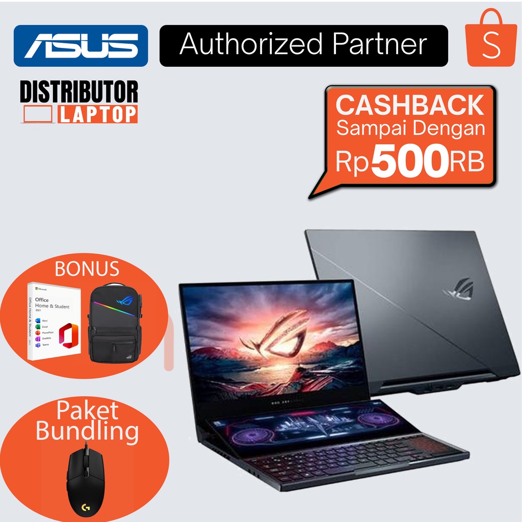 Jual ASUS ROG Zephyrus Duo 16 GX650RM Ryzen 7 6800H RTX 3060 16GB 1TB ...