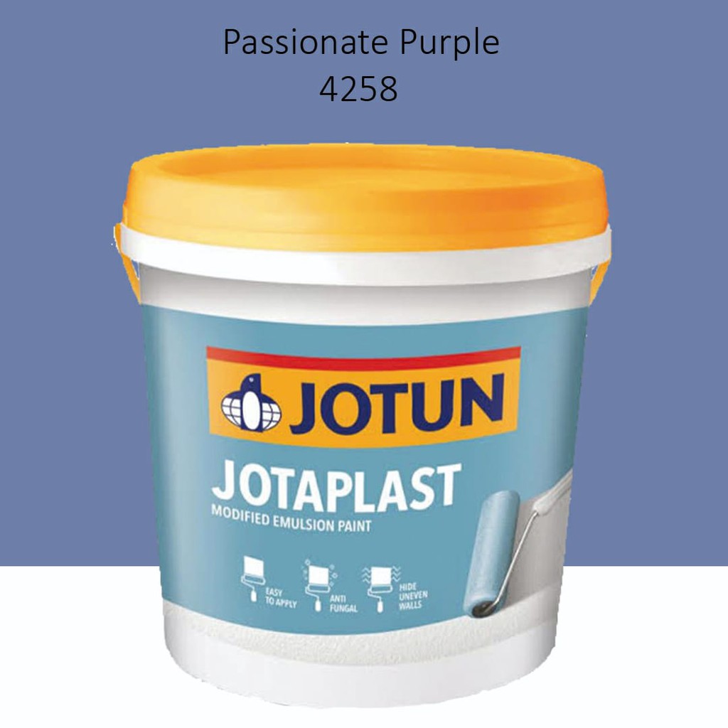 Jual Cat Tembok Jotun Jotaplast Ready 3.5 lt - Passionate Purple 4258 ... Jual Cat Tembok Jotun Jotaplast Ready 3.5 lt - Passionate Purple 4258 ...