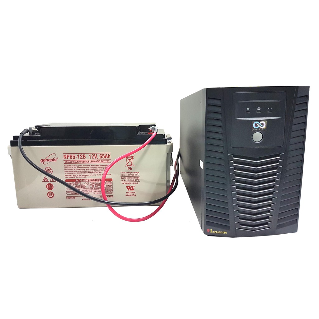 Jual COMPLETE UPS INFINITY X-1200 VA UNIT + BATTERY 65 AH | Shopee ...