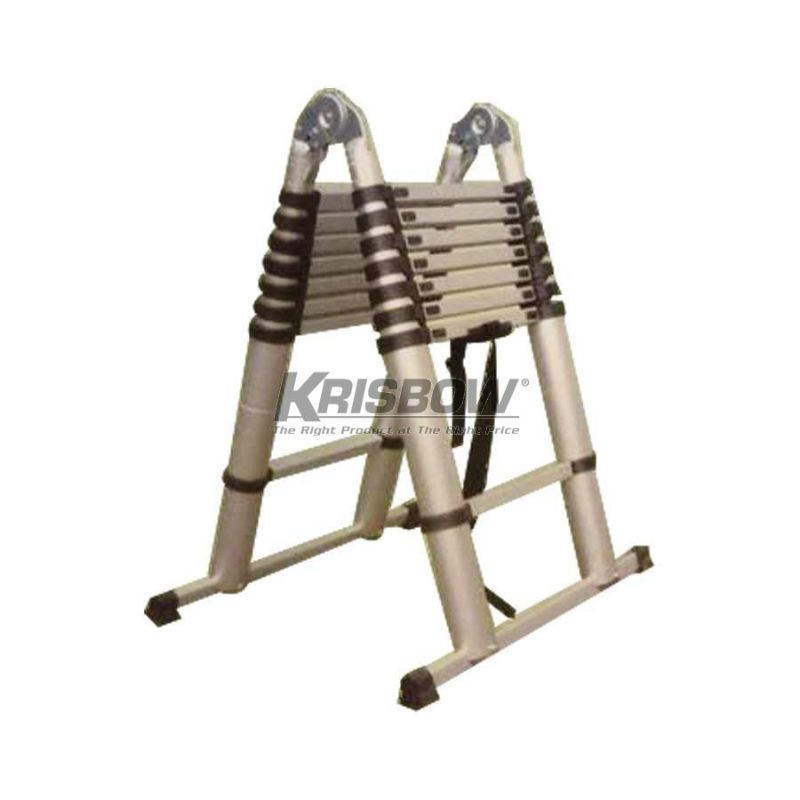 Jual TANGGA KRISBOW LADDER TELESCOPIC DOUBLE 5.0MTR ALUM | Shopee Indonesia