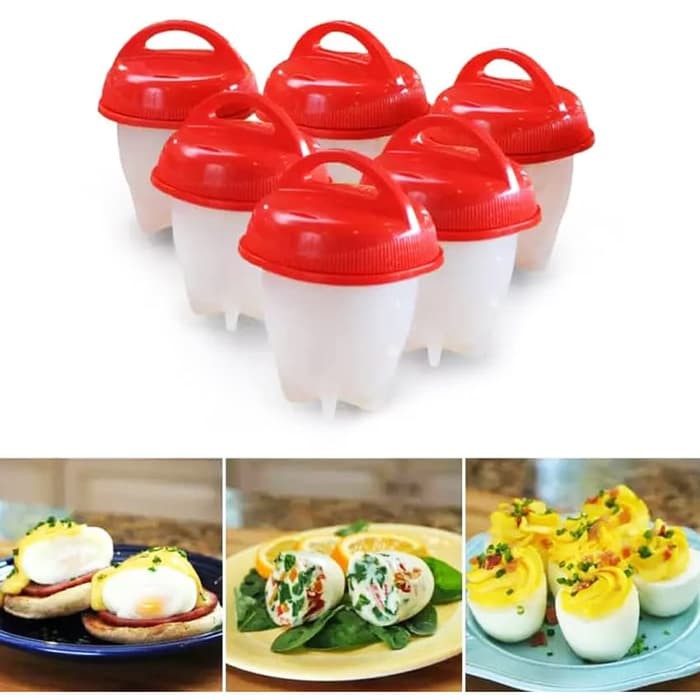 Jual silicone egg boil pencetak telur rebus | Shopee Indonesia