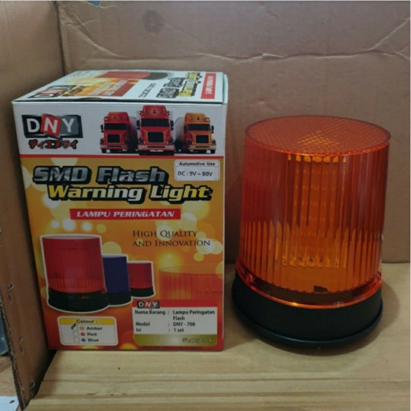 Jual Lampu Rotary Lampu Rotari Lamp LED Blitz DNY 708 - Orange | Shopee ...