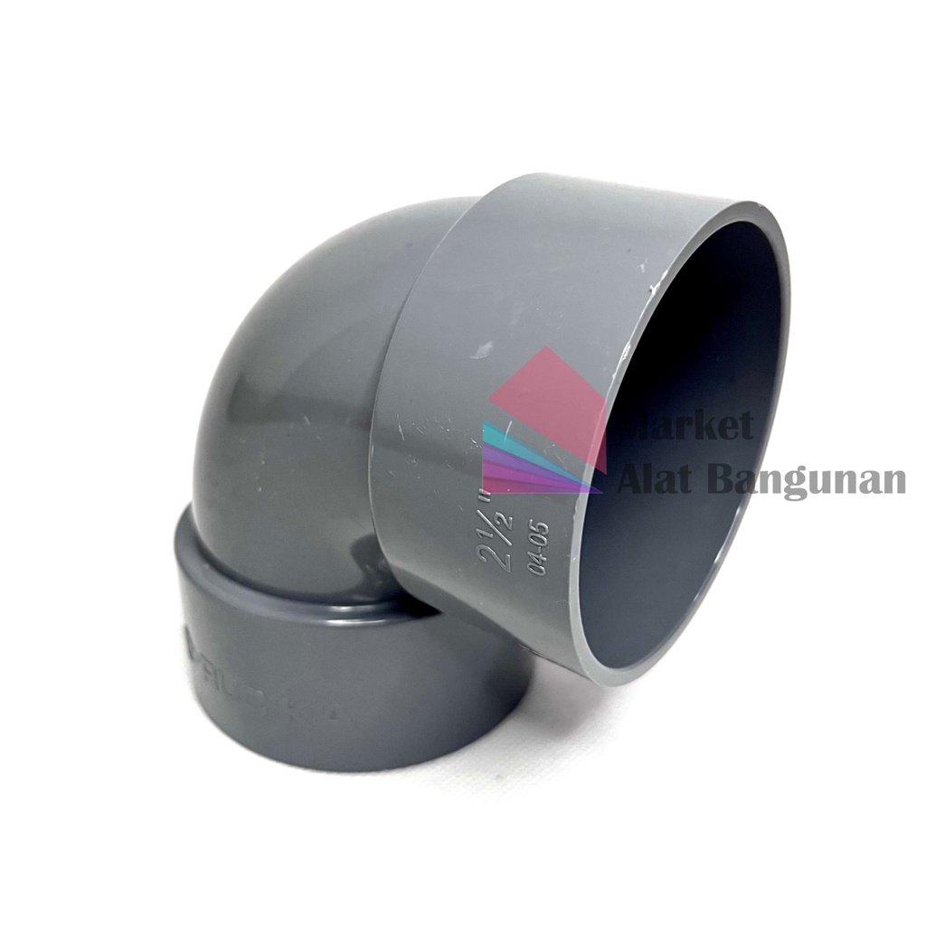 Jual Knee D 2 1/2" RUCIKA / Keni Knie 2 1/2 Inci / Elbow Sambungan L Pipa Paralon 2 1/2 Inch ...